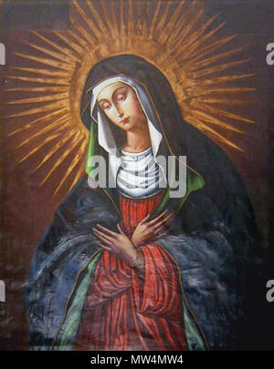 Effigy of Virgin Mary mother of mercy Stock Photo - Alamy