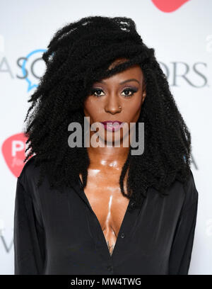 Laura Mvula attends the Q Awards at the Grosvenor House Hotel in London ...