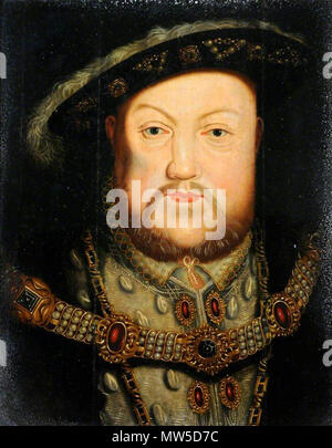 Portrait of Henry VIII bust length Stock Photo - Alamy