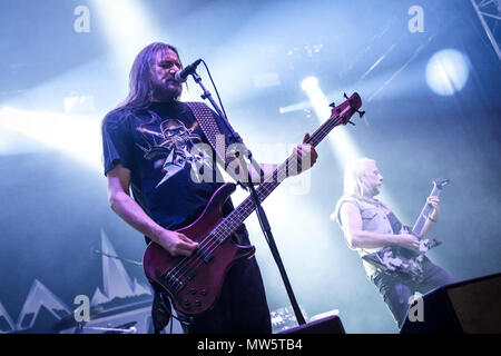 Sodom with Tom Angelripper on stage at Sweden Rock Festival in ...