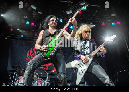 David Lowy of The Dead Daisies during a gig on June 1, 2015 at the Hard ...