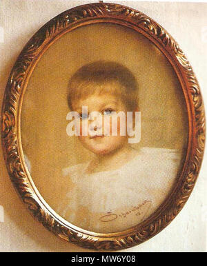 . Deutsch: Erzherzogin Gertrud von Österreich-Toskana, gemalt von Alois ...