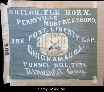 . English: Hardee Battle Flag pattern, Cleburne's Division 1864 issue ...