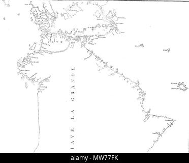 . A map of 'Java La Grande', which proponents of the theory of ...