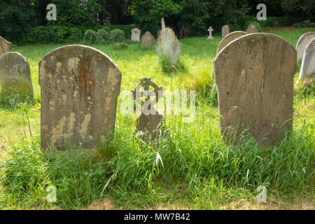 Coltishall Church grave stones Stock Photo - Alamy