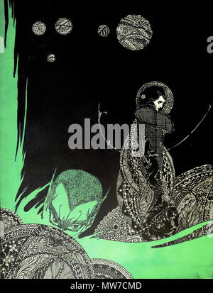 Harry Clarke - Irish illustrator - Endpapers for Goethe's Faust. Art by ...