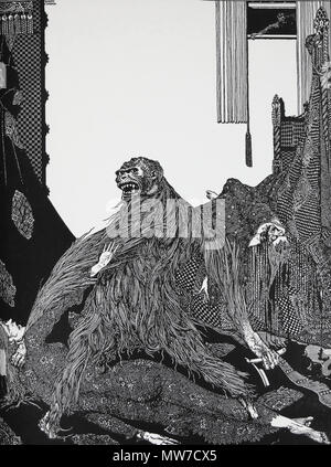 Illustration for 'the murders in the Rue Morgue'. A short story by ...