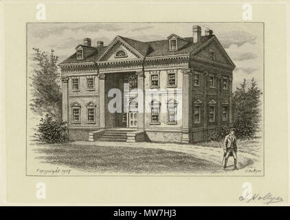 . Apthorpe Mansion, New York City, 1790. circa 1907. Hollyer, Samuel ...