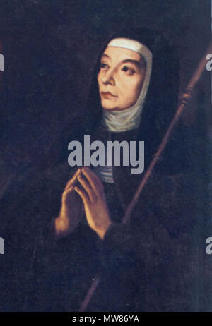 . English: Blessed Mary Angela Astorc, capucine clare nun (17th century ...