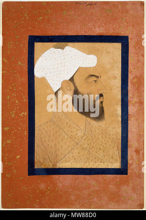 Portrait of Mughal emperor Bahadur Shah II (1775-1862), c1860. Private ...