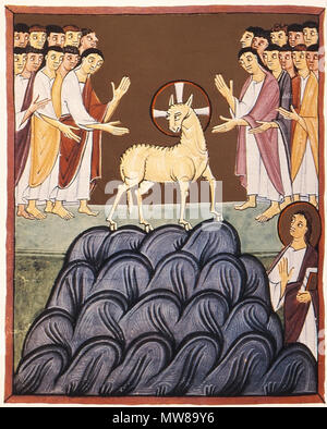Germany: The Lamb on Mount Zion. Illumination from the Bamberg ...