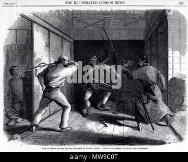 . Attack of the British legation in Edo. . 1861. Unknown 98 ...