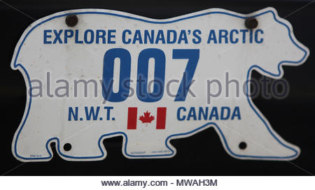 Nunavut license plate Stock Photo: 5738385 - Alamy
