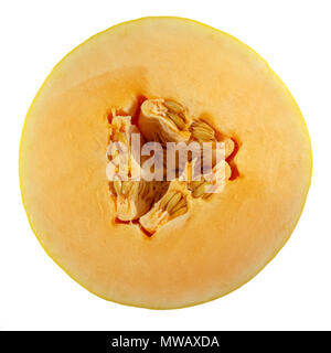 Orange Candy Melon is a new variety of melon, very sweet and a very ...
