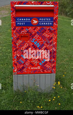 Canadian mailbox, modern design, Canada Post free-standing post box ...