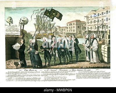 Repeal of Stamp Act of 1765 Stock Photo - Alamy