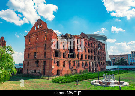 Ruins of the old mill in Volgograd city, Russia Stock Photo - Alamy