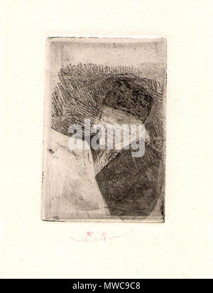 *Le lecteur* is an original etching by Félicien Rops, a Belgian artist ...