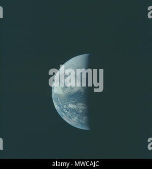 Apollo space mission. Earth from space Stock Photo - Alamy