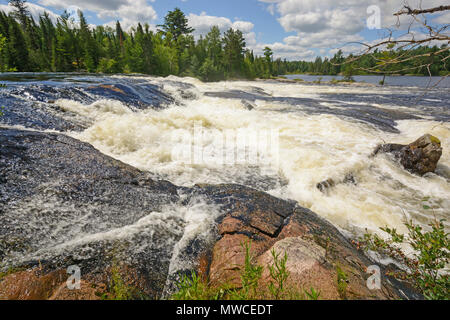 Bald Rock Falls in Quetico Provincial Park in Ontario, Canada Stock ...