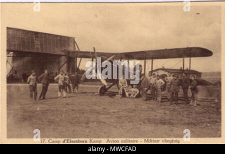 . English: Military base at Elsenborn (Belgium) after the First World ...