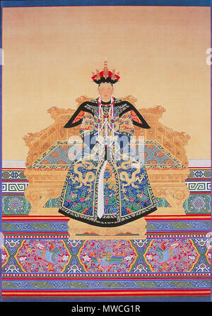 . The Official Imperial Portrait of Qing Dynasty's Empress . Qing ...