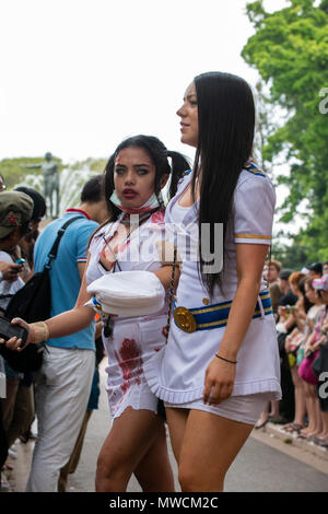 Zombie Walk Sydney Australia, 2 November 2013 : Participants dressed up ...
