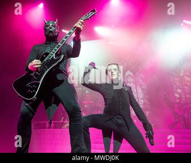 A Nameless Ghoul of Ghost during the Rats on the Road tour on May, 31 ...
