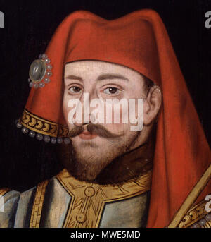 Portrait of King Henry IV of England, Henry of Lancaster. With crown ...