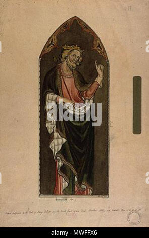 King Sebert from his Monument in Westminster Abbey where I drew the ...