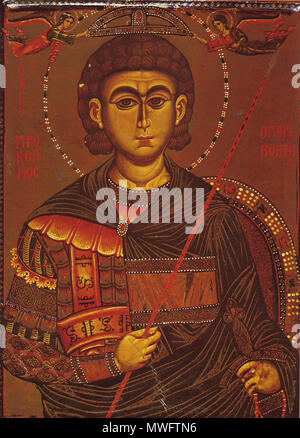St Procopius Icon Sinai 13th century Stock Photo - Alamy