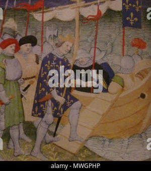 . English: Louis IX . 15th century. Anonymous 381 Ludvik9 lod Stock ...