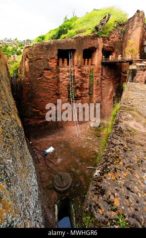 The Church of Gabriel-Rufael - Bete Gabriel-Rufael in Lalibela ...