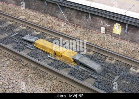On track automatic warning system equipment that forms part of the UK ...