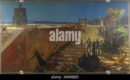 . The Last Days of Tenochtitlan—Conquest of Mexico . Depicting the Fall ...