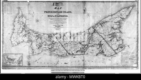 The 1874 PEI map is a historical cartographic representation of Prince ...