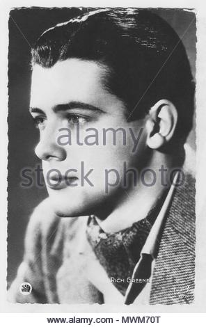 RICHARD GREENE (1918-1985) English actor at his Egham Farm home Stock ...