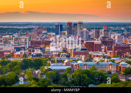 Skyline of Birmingham, Alabama from above Interstate 65 Stock Photo - Alamy