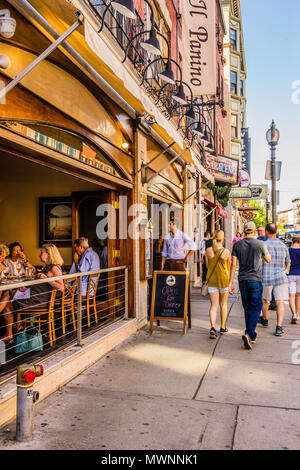 Boston Massachusetts,Hanover Street,The Freedom Trail,man men male ...