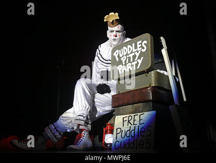 Puddles Pity Party performs at Manchester O2 Ritz Featuring: Puddles ...