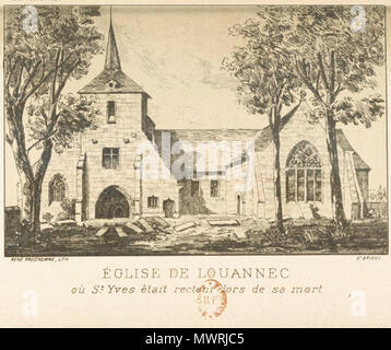 The church of Louannec Stock Photo - Alamy