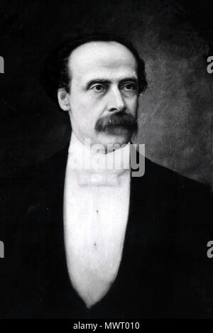 A portrait of President José Manuel Balmaceda of Chile, painted by ...