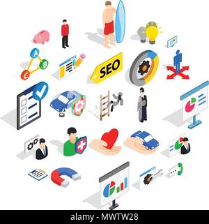 New workforce icons set, isometric style Stock Vector Image & Art - Alamy