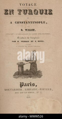 Title page Walsh Robert 1828 Stock Photo - Alamy