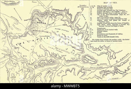 Map of Veii Stock Photo - Alamy