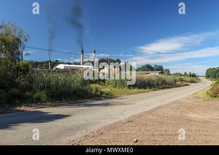 pine lumber yard in Coldstream Coldstream town, Eastern Cape, South ...
