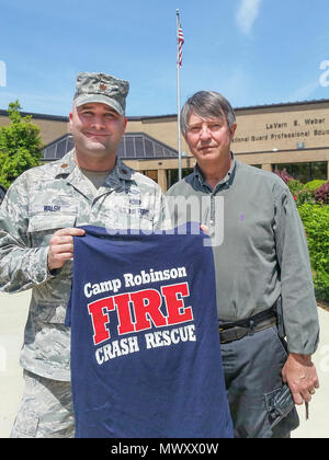 Photographed here are Maj. Ryan Walsh (left), District of Columbia ...