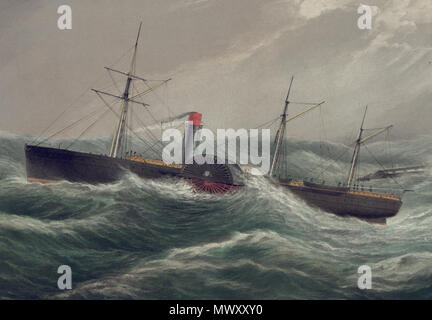 The USM steamship Pacific, launched in 1849, was an important vessel in ...