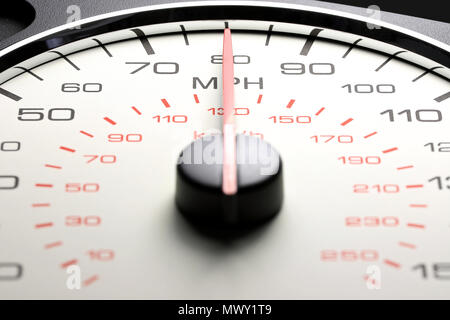speedometer at 80 MPH Stock Photo - Alamy