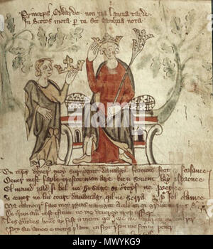 This portrait of Edward II of England, painted around 1307, captures ...